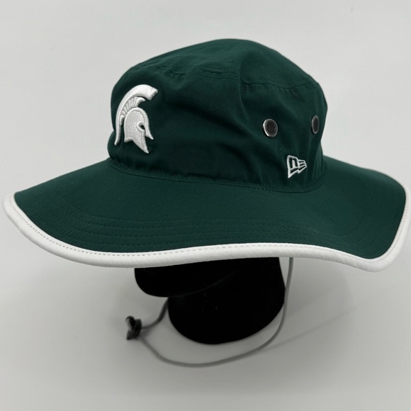 New Era | Accessories | New Era Michigan State Trojans Green White Logo ...